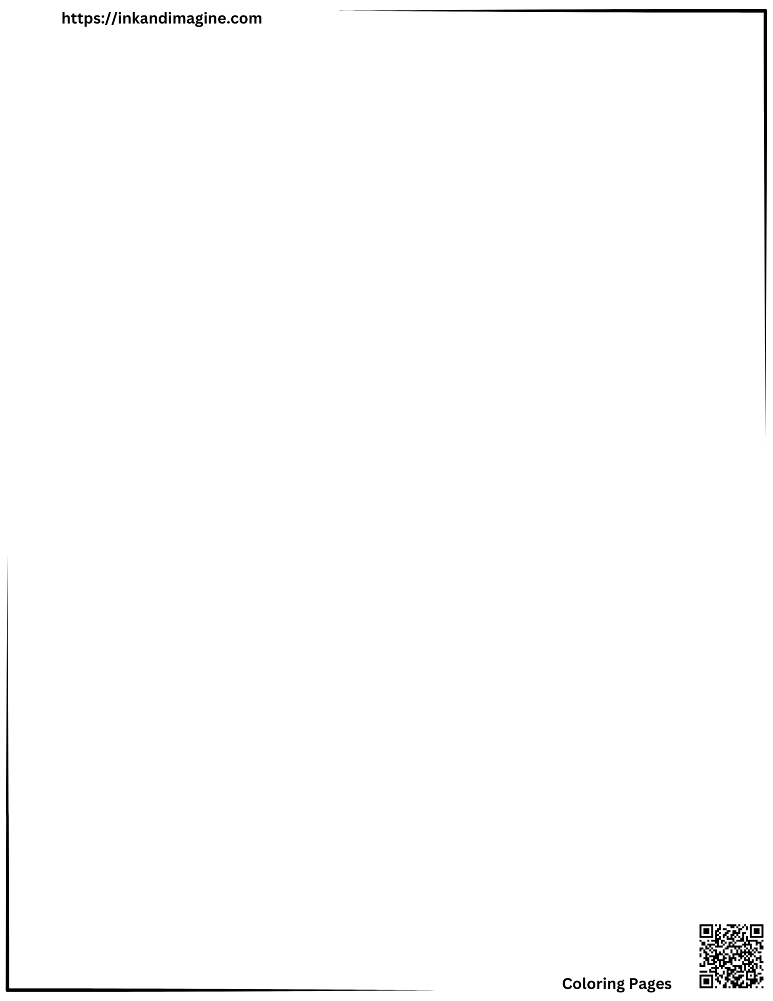 Blank Coloring Page – Ink & Imagine