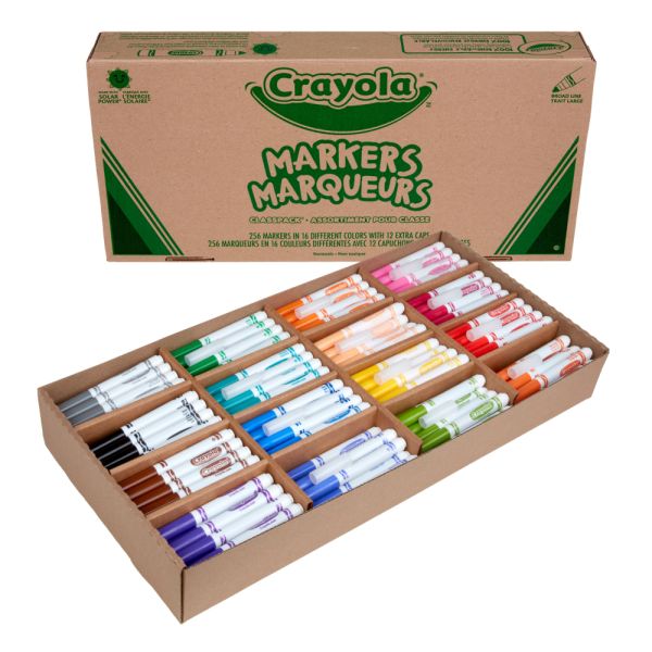 Crayola Broad Line Marker Classpack – Ink & Imagine